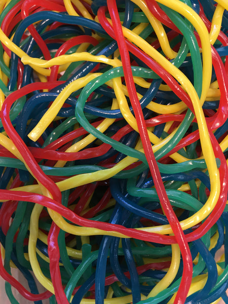 Bootlaces (Rainbow) Shoestring licorice – The Licorice Shop